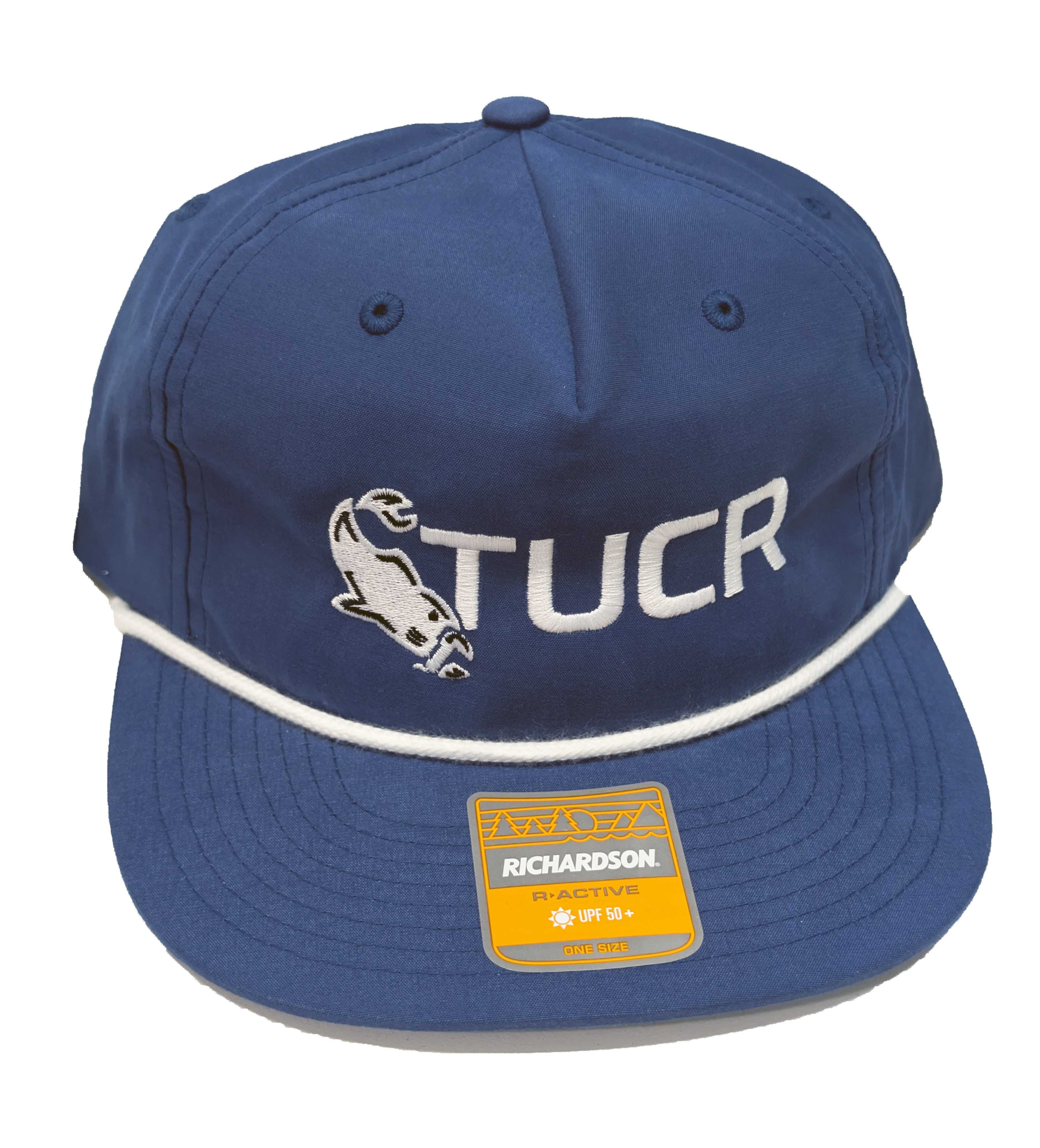Light Blue Classic Flat Brim Rope Hat – Tuned Up Custom Rods